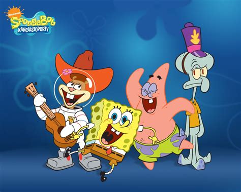 Spongebob Squarepants Character Wallpaper