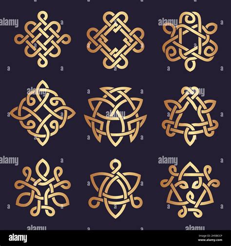 Ancient Irish Heritage And Culture Stock Vector Images Alamy