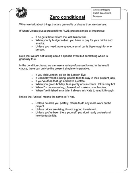 Zero Conditional Pdf