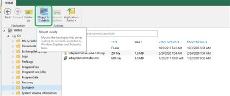 File Level Restore In A Hardened Environment Working Hard In IT
