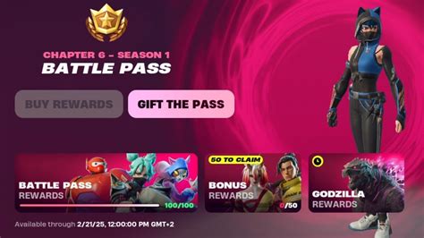 Fortnite Chapter 6 Season 1 Battle Pass Fortnite Chapter6