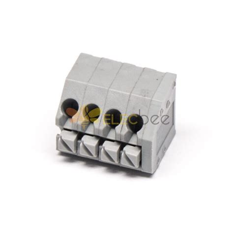 PCB Spring Terminal Blocks Pin Degree Through Hole Cable Connector