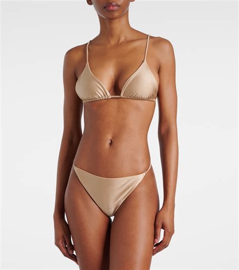 Bare Minimum Bikini Bottom In Beige Jade Swim Mytheresa
