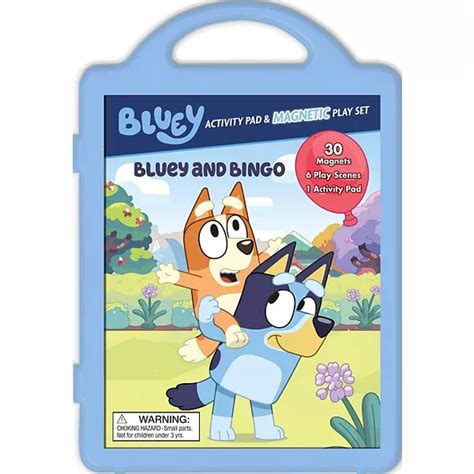 Bluey And Bingo Magnetic Playset