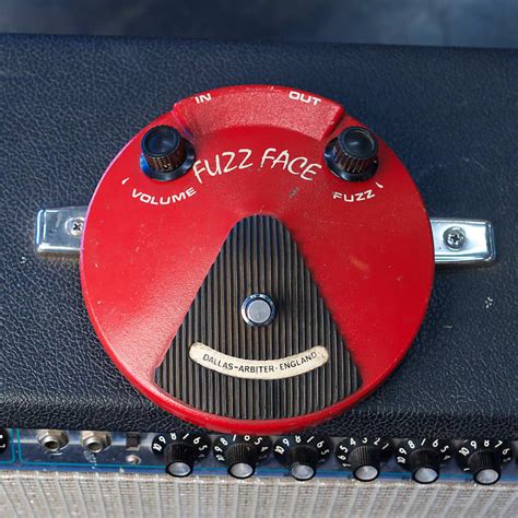 1969 Dallas Arbiter Fuzz Face Red Reverb