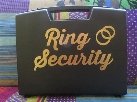 Ring Security Box Comes With RING HOLDER Inside Wedding Box