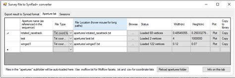 Interface Molflow Synrad Documentation