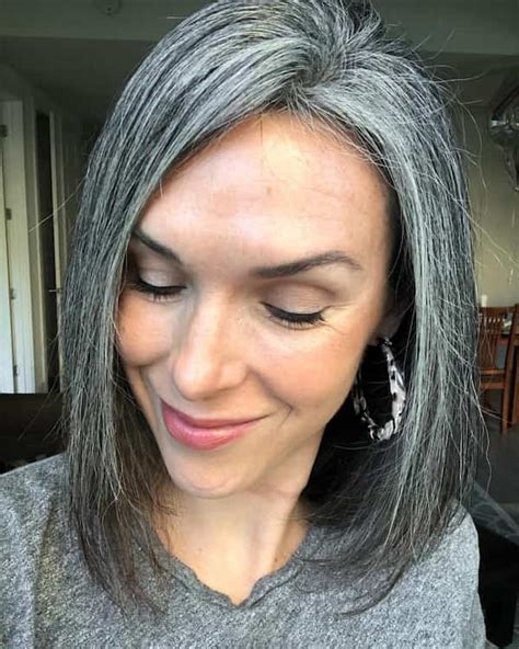 40 Charming Medium Length Gray Hairstyles Youll Love
