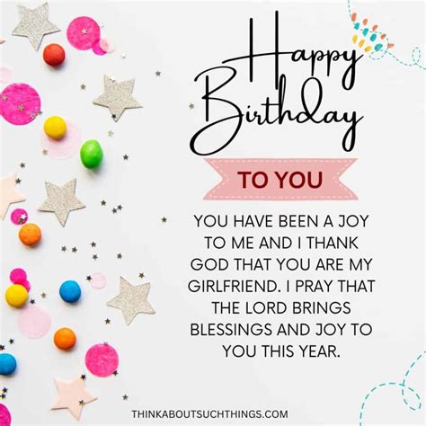 Beautiful Birthday Prayers For Girlfriend {plus Images} Think About Such Things