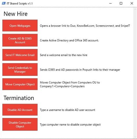 how to create a simple powershell gui menu to launch your scripts r