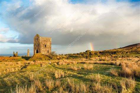 Cornish Engine House Stock Photo Flotsom