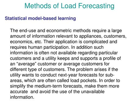 PPT Load Forecasting PowerPoint Presentation Free Download ID