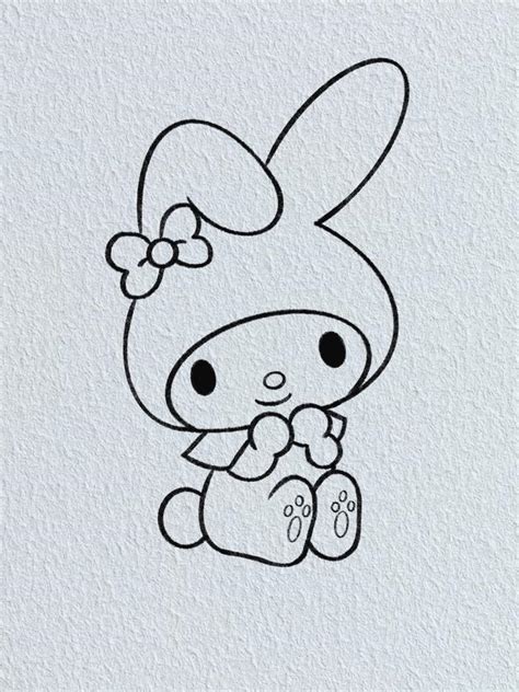 三丽鸥女孩简笔画萌到爆炸（最新10张） 简笔画图片大全