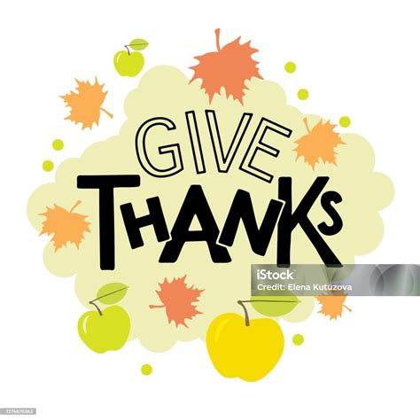 감사 손 그린 글자를 제공합니다 추수 감사절에 대한 평면 디자인 요소와 가을 축하 벡터 서예 텍스트 카드 프린트 초대장 티셔츠 디자인용 가을에 대한 스톡 벡터 아트 및 기타