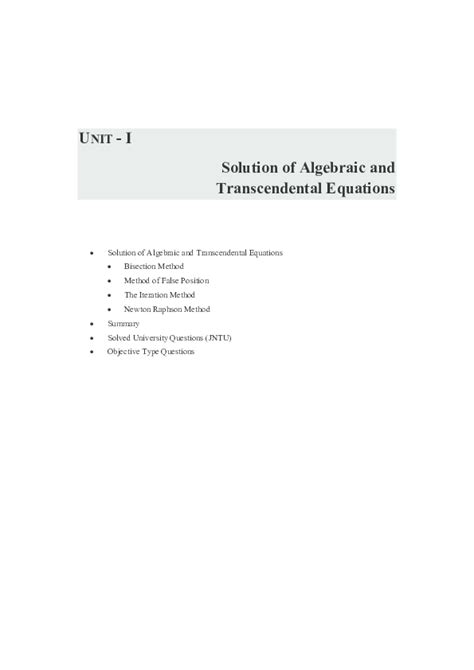 How To Solve Transcendental Equations Using Matlab Tessshebaylo
