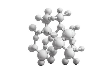 3d Illustration Of Molecule Model Medical With Molecules And Atoms