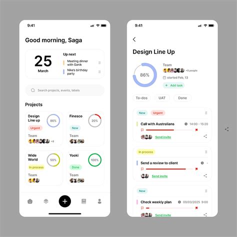 Task And Project Management Ui Redesign By Sagaui On Dribbble