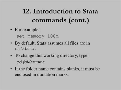 PPT An Introduction To Stata For Economists Part I Data Management
