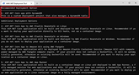Deployment Projects Aws Net Deployment Tool