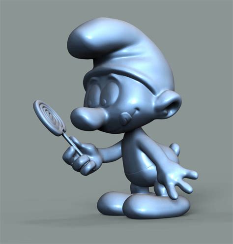 Smurf 3d Printing By Alexander3dart