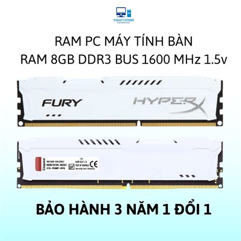 Ram Pc Hyperx 8gb Ddr3 Bus 1600mhz Memory Ram Pc3 12800s Desktop Bảo Hành 36 Tháng Shopee Việt Nam