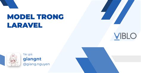 model trong laravel