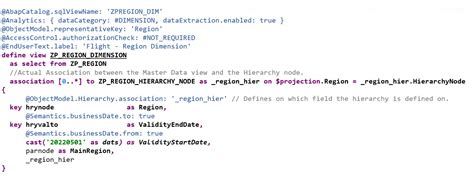 Hierarchies In Core Data Services For Abap Part 1 Annotation Based Hierarchies Zpartner Gmbh