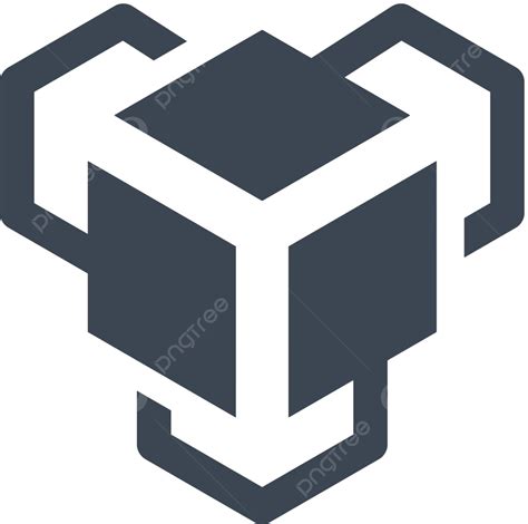 Blockchain Icon Vector Blockchain Technology Vector Vector Blockchain