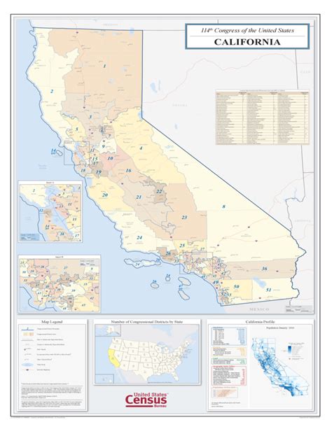 California Congressional District Map Free Download