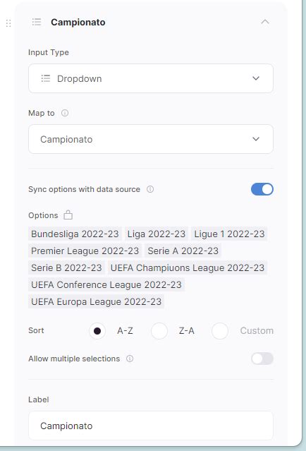 Dropdown With List Of Auto Sync Options From Airtable Bug Reports
