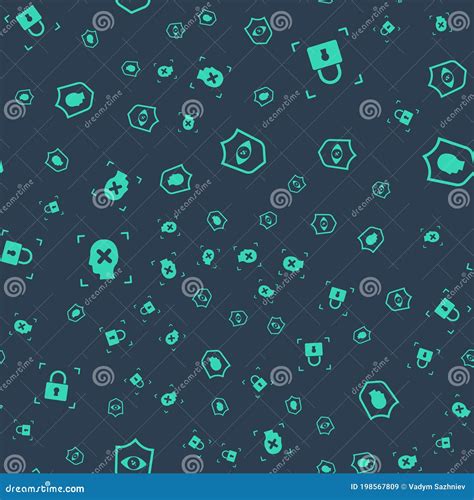 Set Shield Eye Scan Fingerprint With Lock Rejection Face Recognition And User Protection On