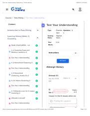 PCA Quiz Docx Q No Correct Answer Marks Which Of The Following Statements Do You Agree