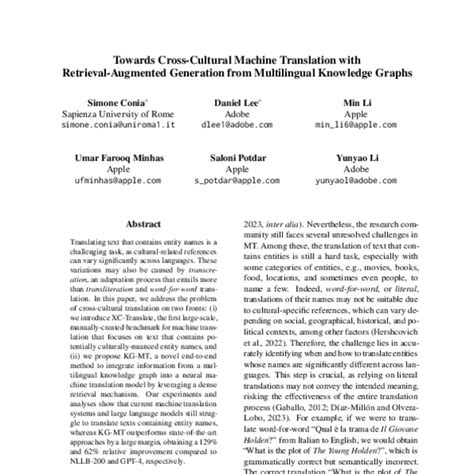 Towards Cross Cultural Machine Translation With Retrieval Augmented Generation From Multilingual