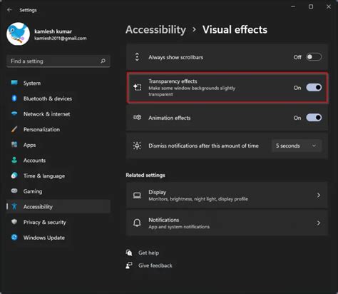 How To Enable Or Disable Transparency Effects In Windows Gear Up