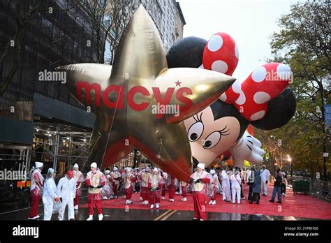 The Minnie Mouse Balloon During The 98th Annual Macys Thanksgiving Day