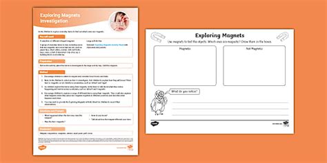 Eyfs Exploring Magnets Investigation Twinkl
