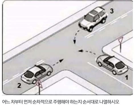 블라인드 블라블라 어느 차가 먼저