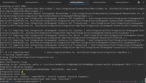 Wallet Backend Builds And Tests On Windows · Issue 703 · Cardano