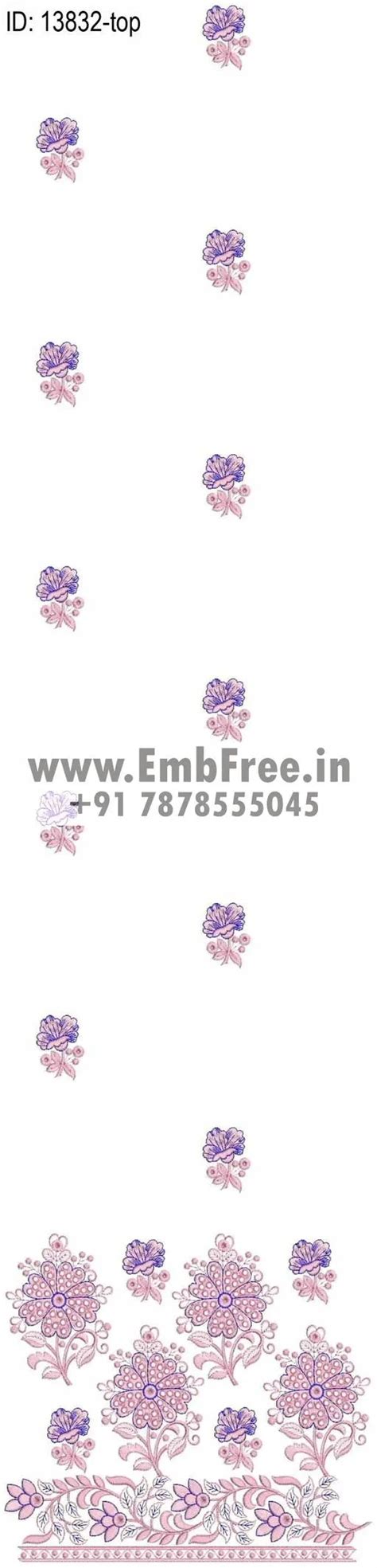 Download Dress Embroidery Design Id 13832 Embfree