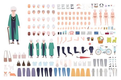 سازنده شخصیت پیرمرد مجموعه خلقت حالت های مختلف پدربزرگ مدل مو صورت پاها