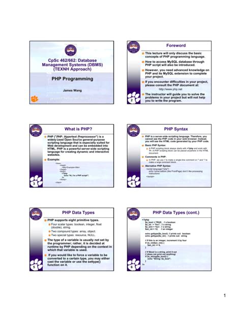 Php Programming