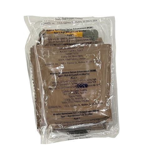 Buy Modular Operational Ration Enhancement More Special Forces Cold Weather Army Mre Pack 1