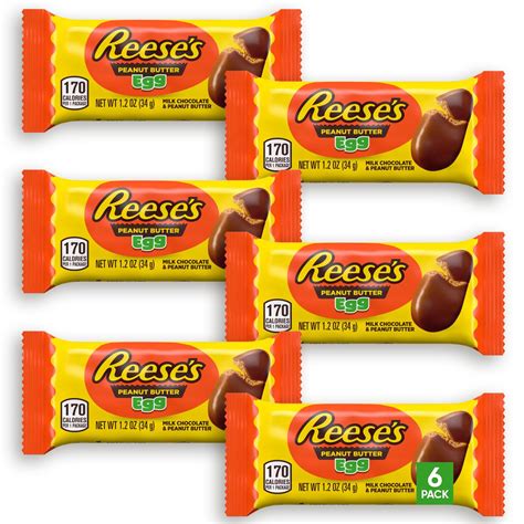 Reeces Peanut Butter And Milk Chocolate Candy Eggs Uae Ubuy