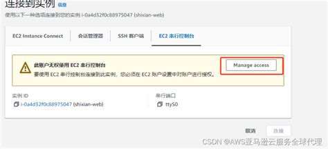 Aws 使用ec2串行控制台连接 Csdn博客