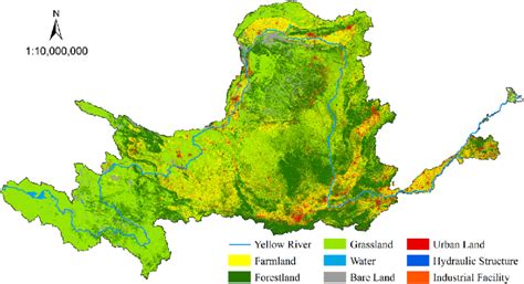 Land Cover In The Yellow River Basin In 2020 Download Scientific Diagram