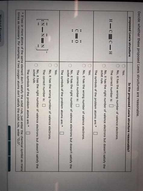 Solved Decide Whether These Proposed Lewis Structures Are