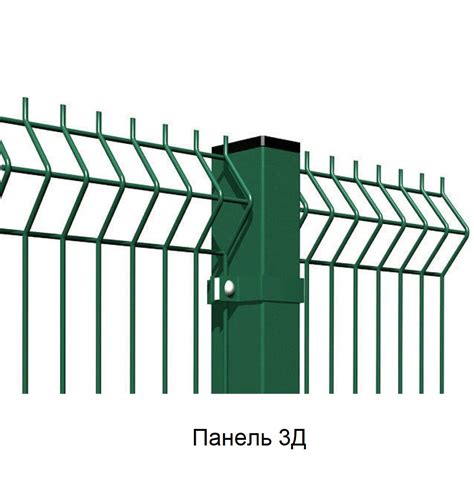 Панель 3D 1,53х2,5мм диаметр прутка 3,0мм сетка для забора | Контур Юг