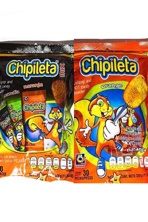 Chipileta Orange Orange Flavor Hard Candy With Chili Powder Mexican Candies All Mexican