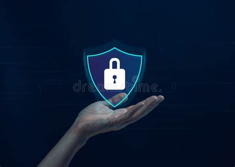 Lock Mark Secure Data From Information Technology Digital Viruses Cyber Protect Attacks From