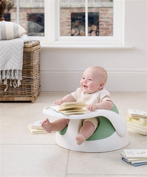 Snug Floor Seat With Activity Tray Eucalyptus Mamas And Papas Uk